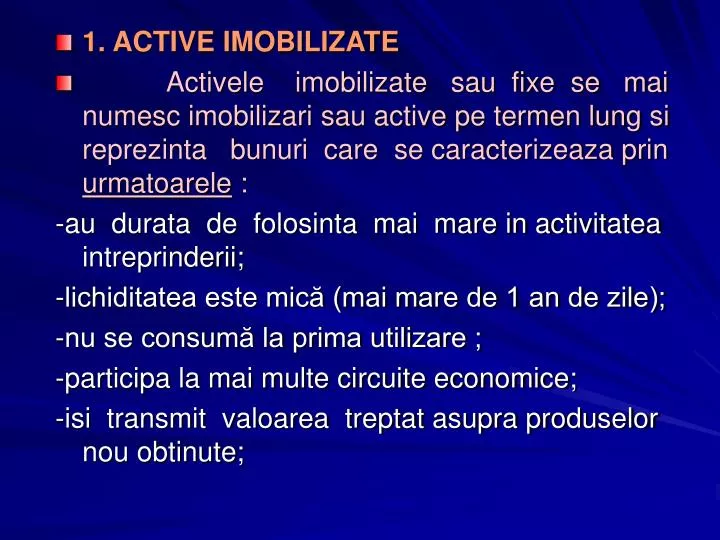 PPT - 1. ACTIVE IMOBILIZATE PowerPoint Presentation, free download - ID:6099833