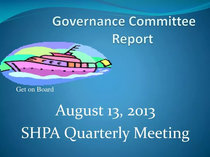 PPT - Governance Committee Report PowerPoint Presentation, free ...