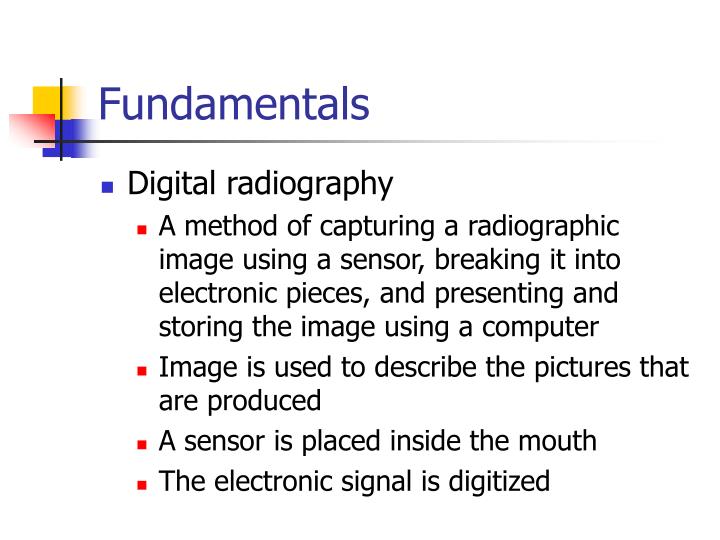 PPT - DIGITAL RADIOGRAPHY PowerPoint Presentation - ID:6100581