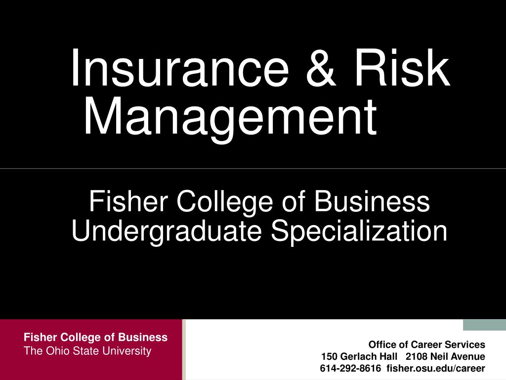PPT - Insurance & Risk Management PowerPoint Presentation, free ...