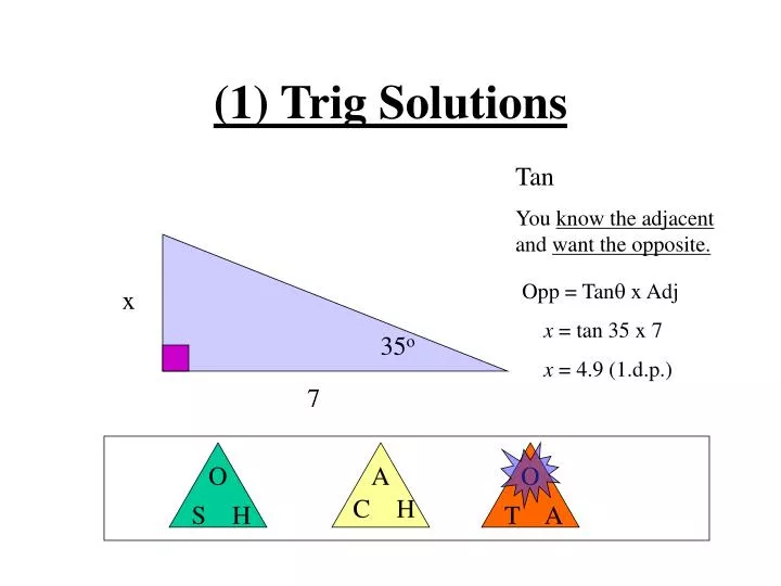 PPT - (1) Trig Solutions PowerPoint Presentation, free download - ID ...