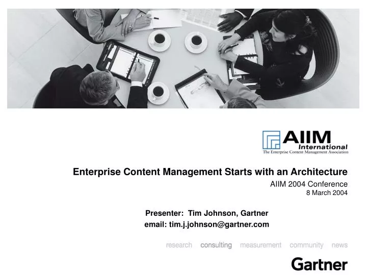 PPT - Enterprise Content Management Starts with an Architecture AIIM ...