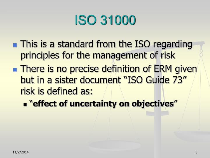 Draft Iso 31000 Risk Management Standard - motekb