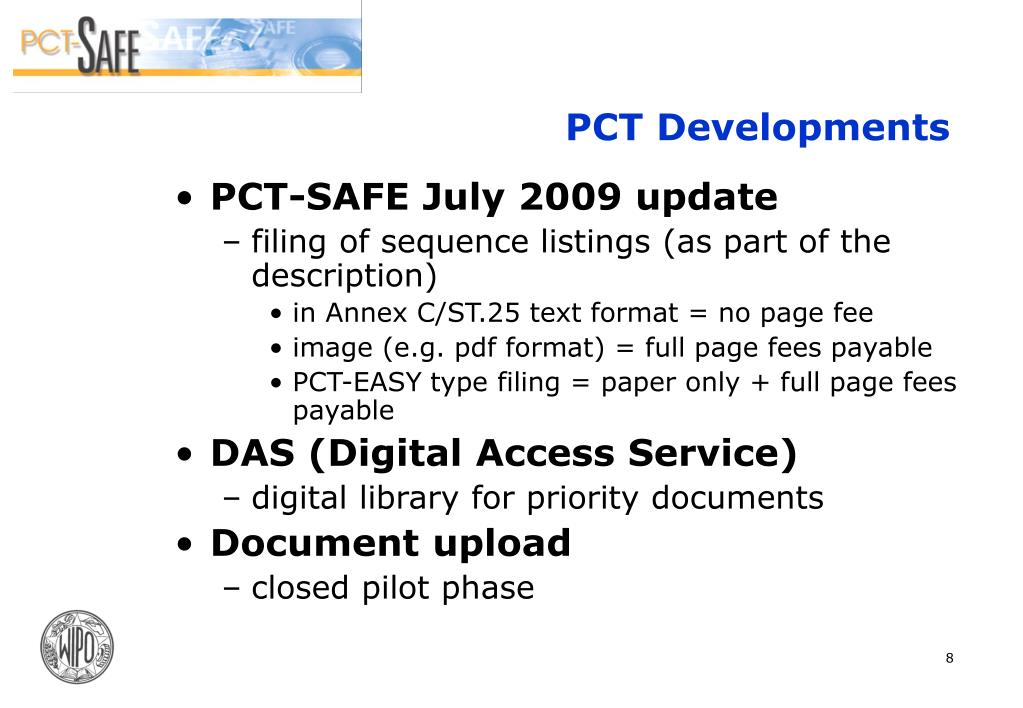 PPT - PCT-SAFE Preparing PCT Applications Electronically Webinar by the ...