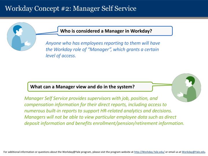 PPT - Workday Concept #1: Employee Self Service PowerPoint Presentation ...