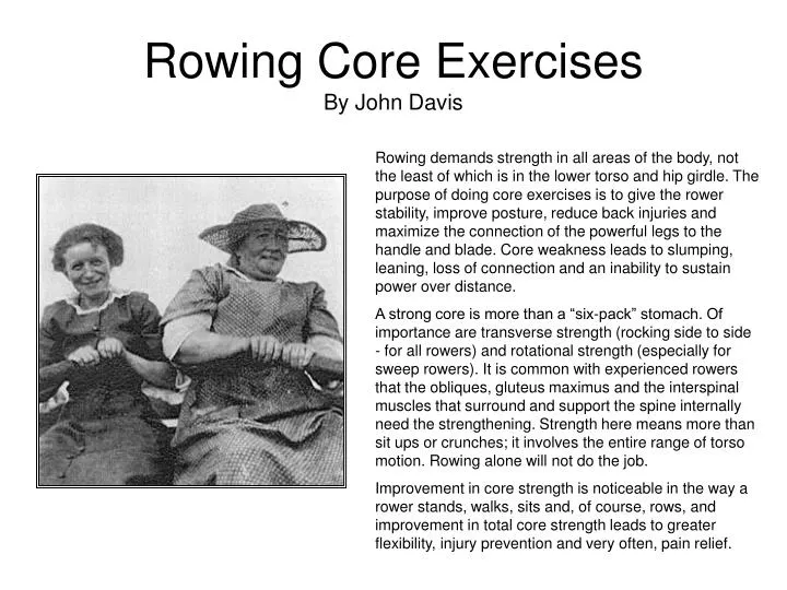 PPT - Rowing Core Exercises By John Davis PowerPoint Presentation, free ...