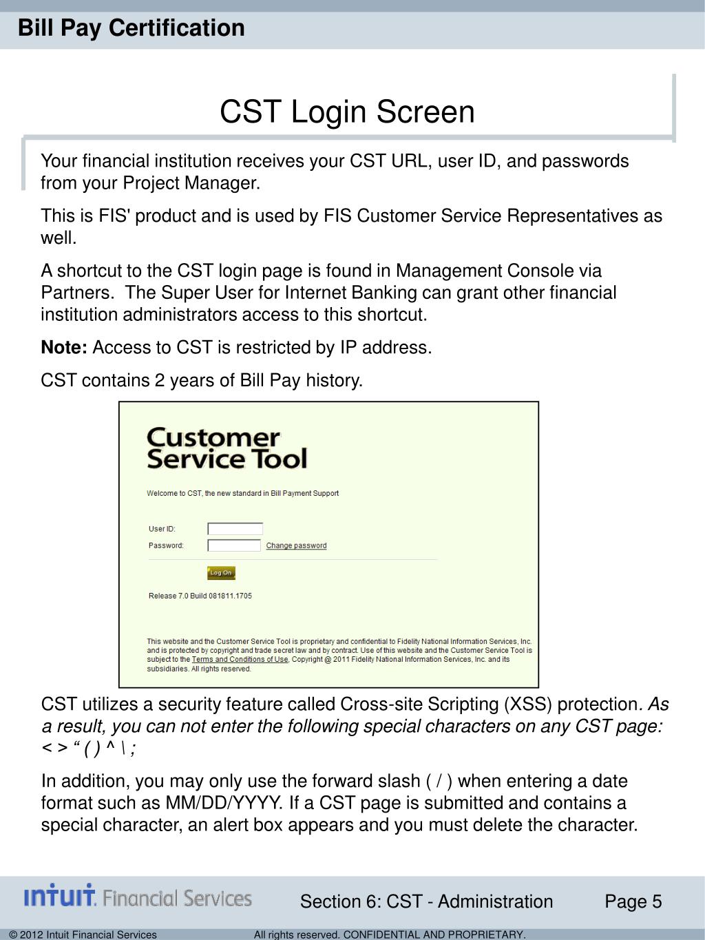 PPT - Section 6: CST Administration PowerPoint Presentation, free ...
