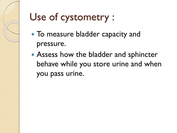 PPT - Cystometry PowerPoint Presentation - ID:6107718