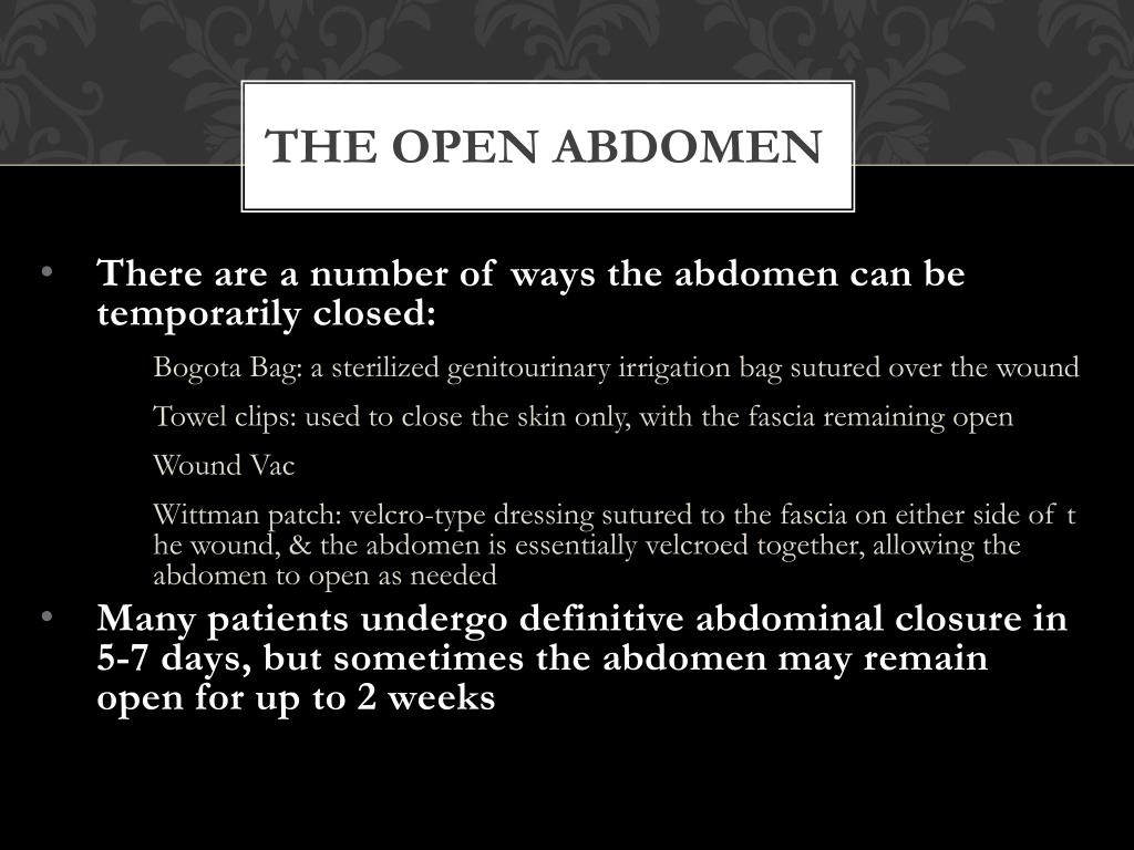 PPT - Clinical Case Study: Abdominal Compartment Syndrome PowerPoint ...