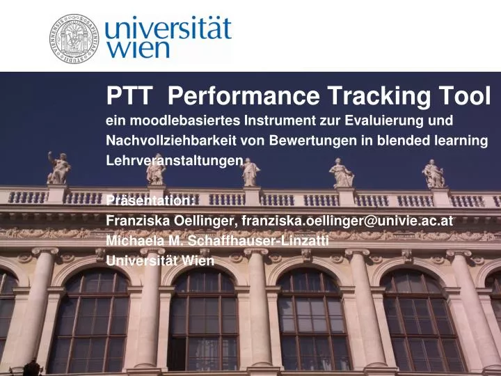 PPT - PTT Performance Tracking Tool PowerPoint Presentation, free ...