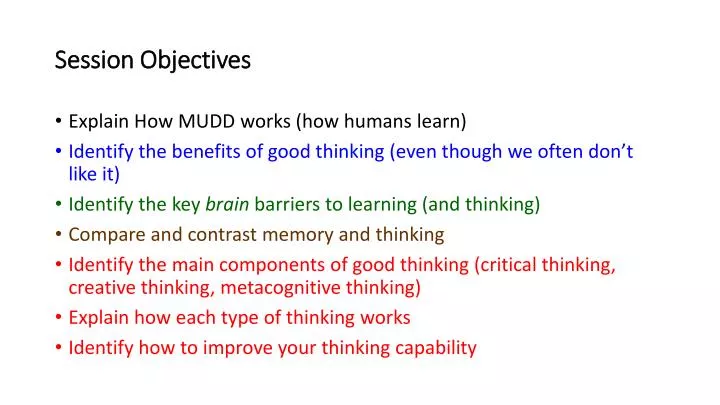 PPT - Session Objectives PowerPoint Presentation, free download - ID ...