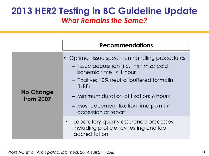 PPT - HER2 Testing in Breast Cancer: 2013 ASCO/CAP HER2 Guideline ...