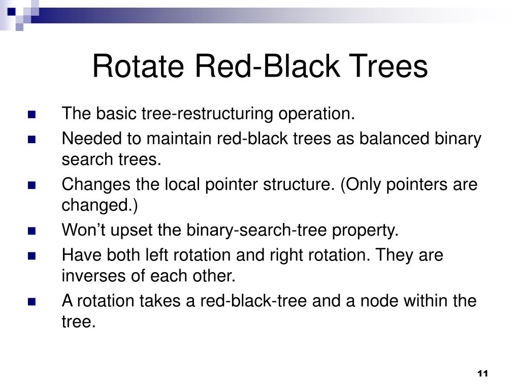 PPT - Red-Black Trees By Mary Hudachek-Buswell PowerPoint Presentation ...