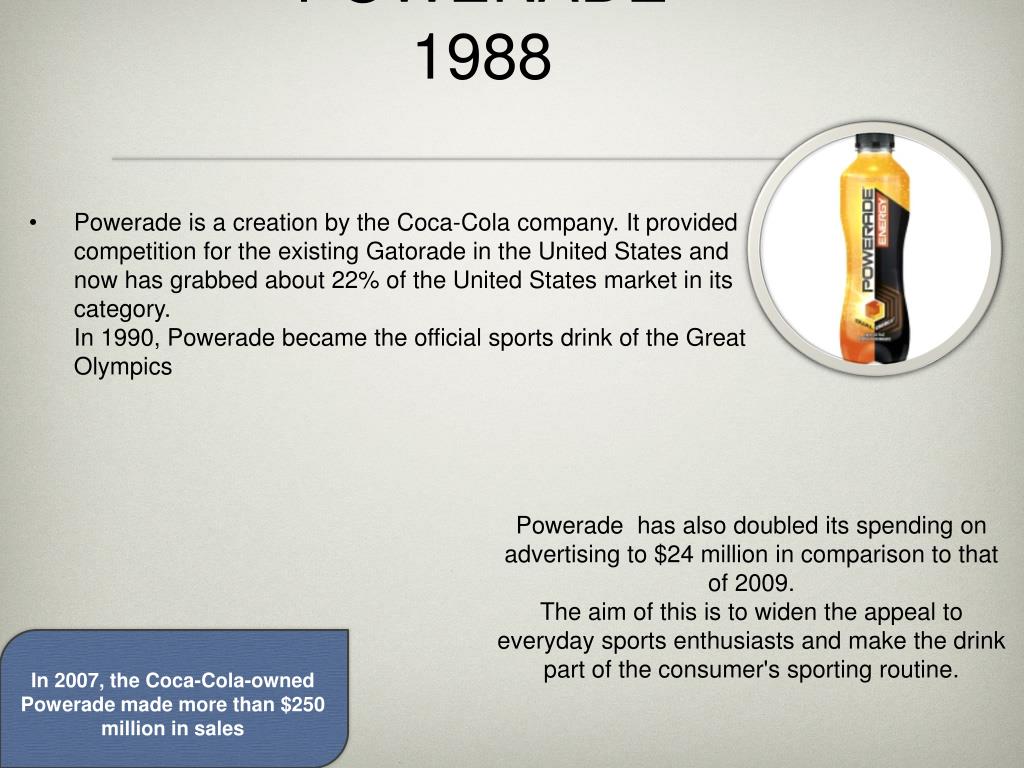 PPT - The History of Sports/Energy Drinks PowerPoint Presentation, free ...