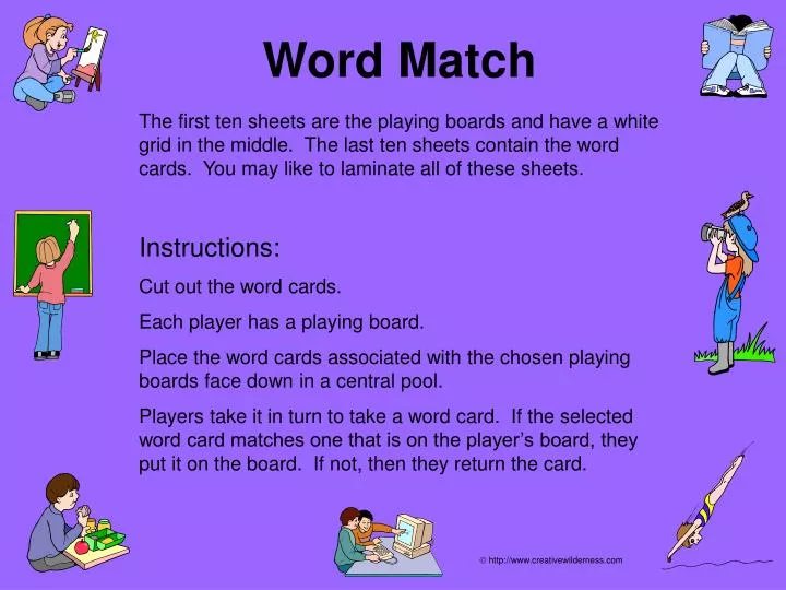 PPT - Word Match PowerPoint Presentation, free download - ID:6110540