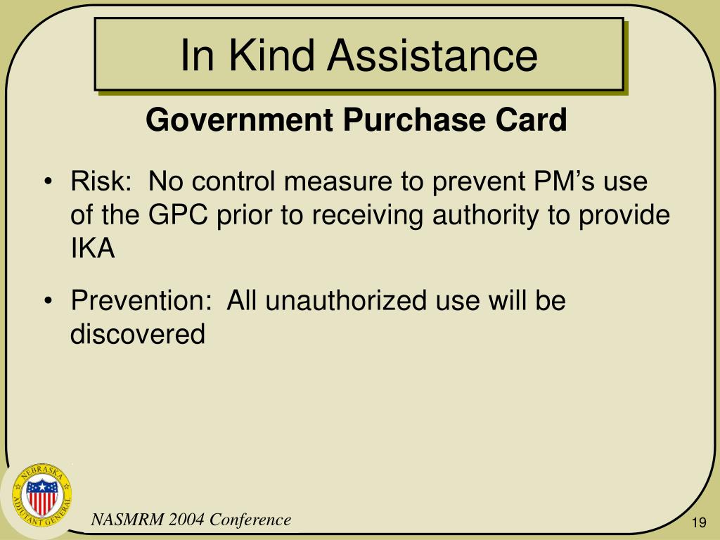 PPT - Maximizing Resources Through In-Kind Assistance Management ...