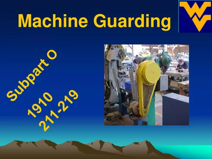 PPT - Machine Guarding PowerPoint Presentation, free download - ID:6110719
