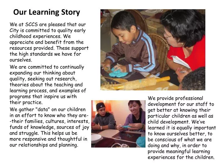 PPT - Our Learning Story PowerPoint Presentation, free download - ID ...