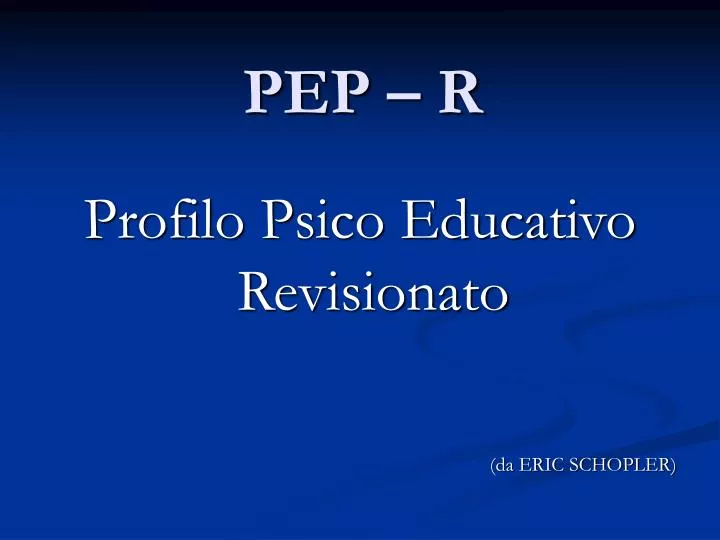 PPT - PEP – R PowerPoint Presentation, free download - ID:6111524