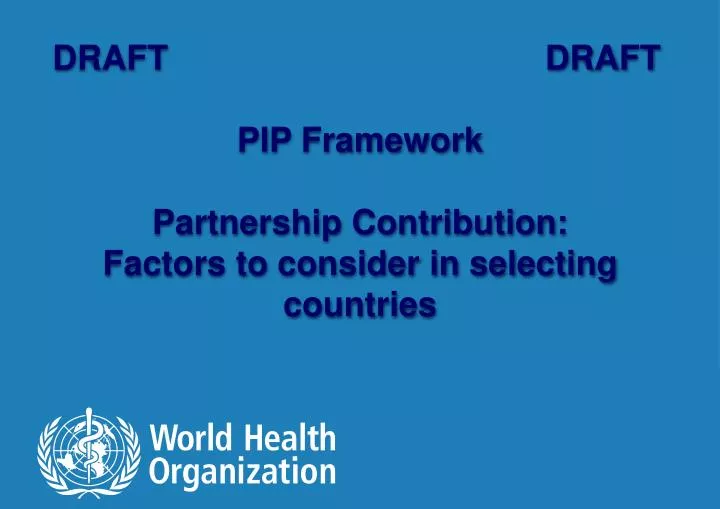 PPT - DRAFT DRAFT PowerPoint Presentation, free download - ID:6111605