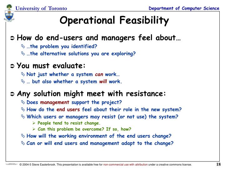 PPT - Lecture 7: the Feasibility Study PowerPoint Presentation - ID:6111877