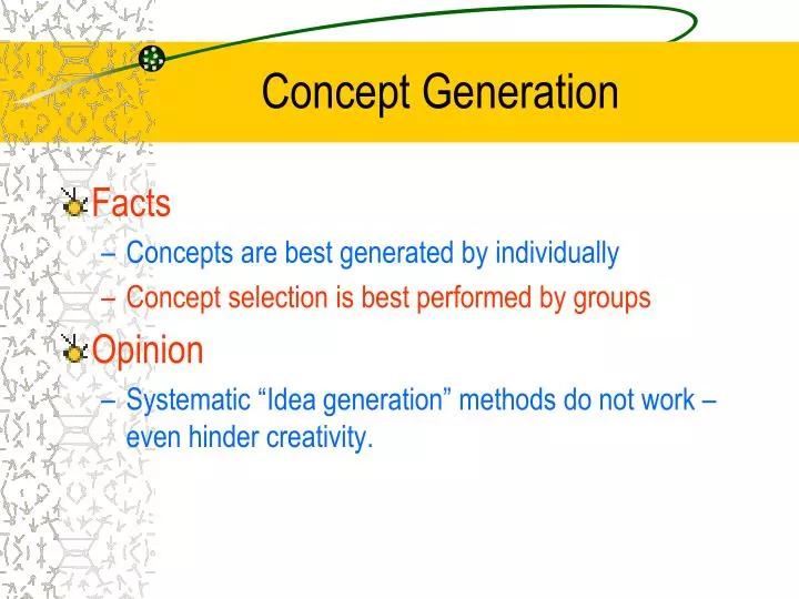 PPT - Concept Generation PowerPoint Presentation, free download - ID ...