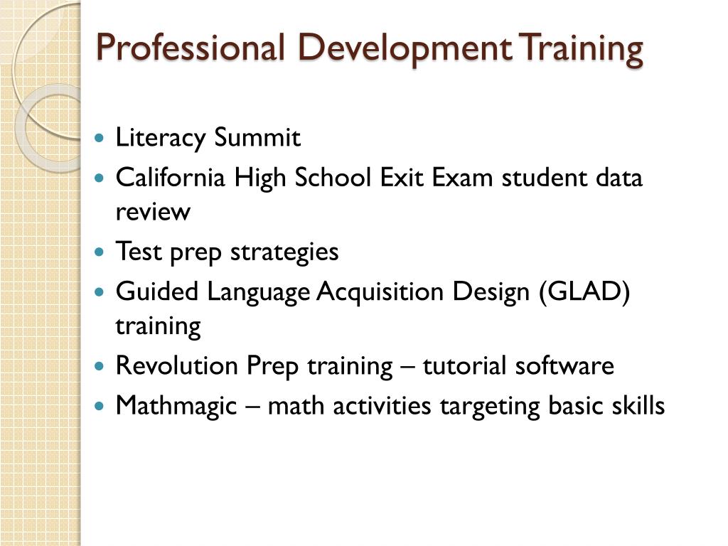 PPT - Professional Development: Implementation at the Orange County ...