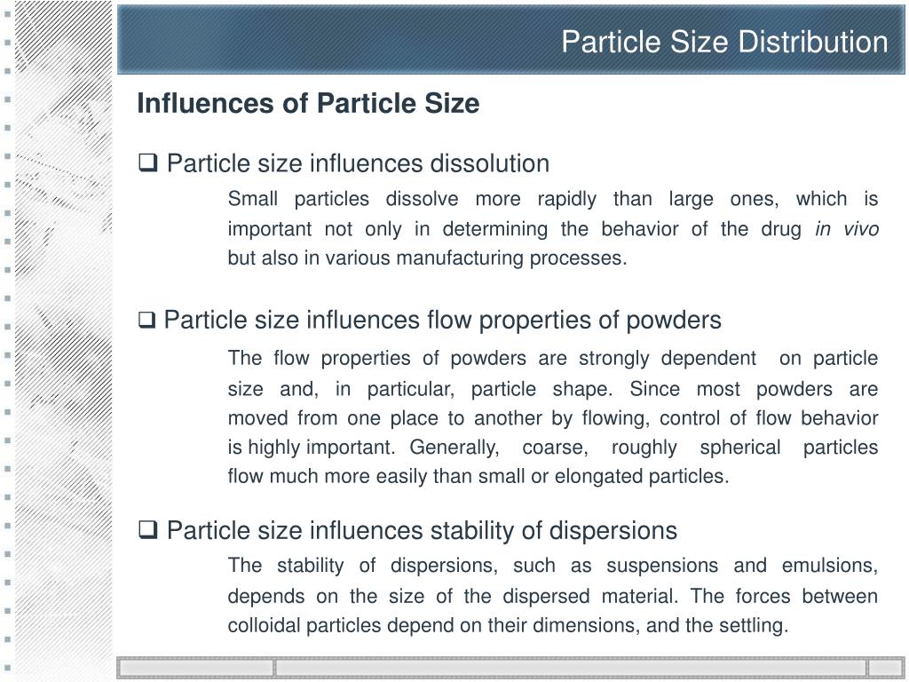 Ppt Particle Size Distribution Psd Powerpoint Presentation Free