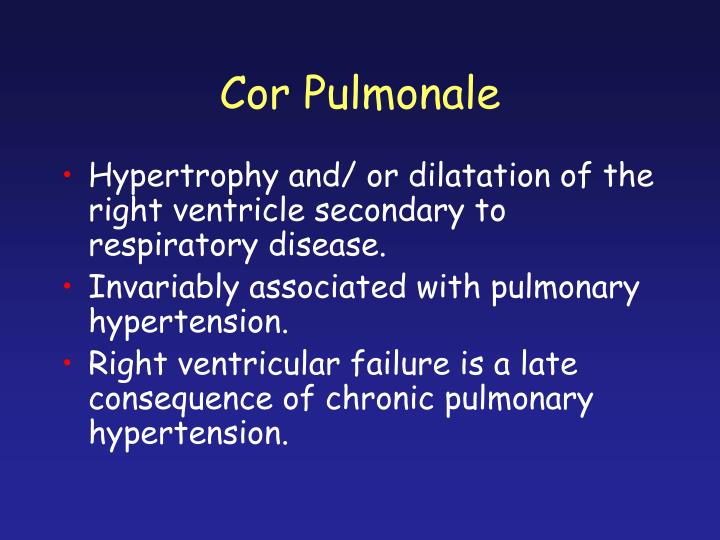 PPT - Cor Pulmonale PowerPoint Presentation - ID:6112655