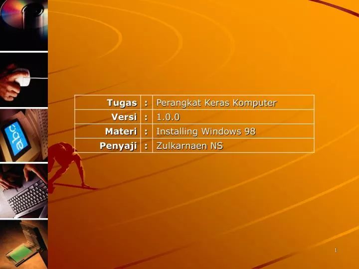 PPT - INSTALLING WINDOWS 98 PowerPoint Presentation, free download - ID ...