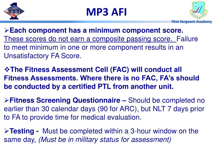 PPT - Air Force Fitness Program AFI 36-2905 PowerPoint Presentation ...