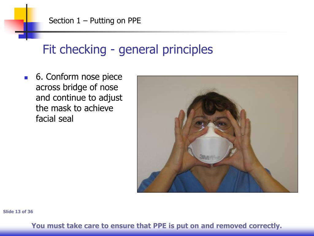 PPT - Fitting of Personal Protective Equipment (PPE) and taking swabs ...