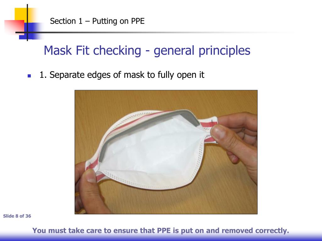 PPT - Fitting of Personal Protective Equipment (PPE) and taking swabs ...