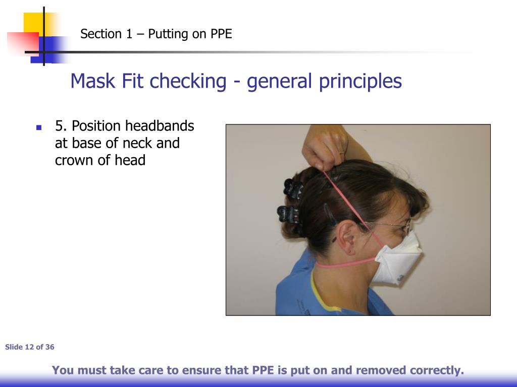 PPT - Fitting of Personal Protective Equipment (PPE) and taking swabs ...