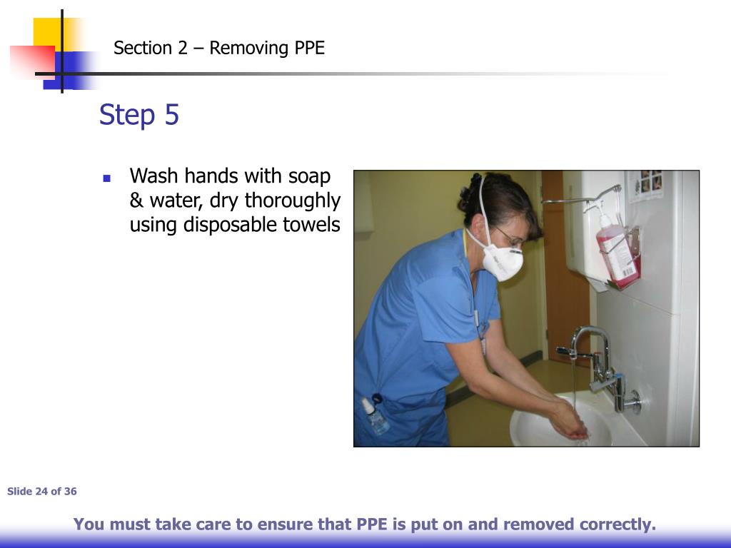 PPT - Fitting of Personal Protective Equipment (PPE) and taking swabs ...