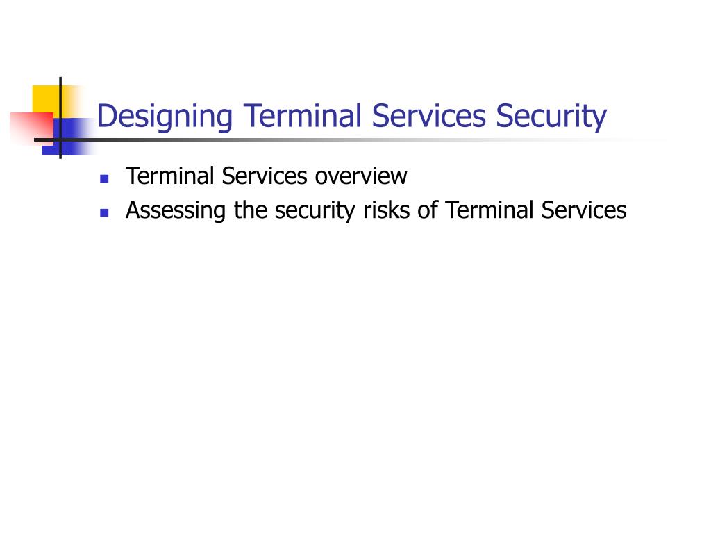 PPT - Designing Microsoft Windows 2000 Services Security PowerPoint ...
