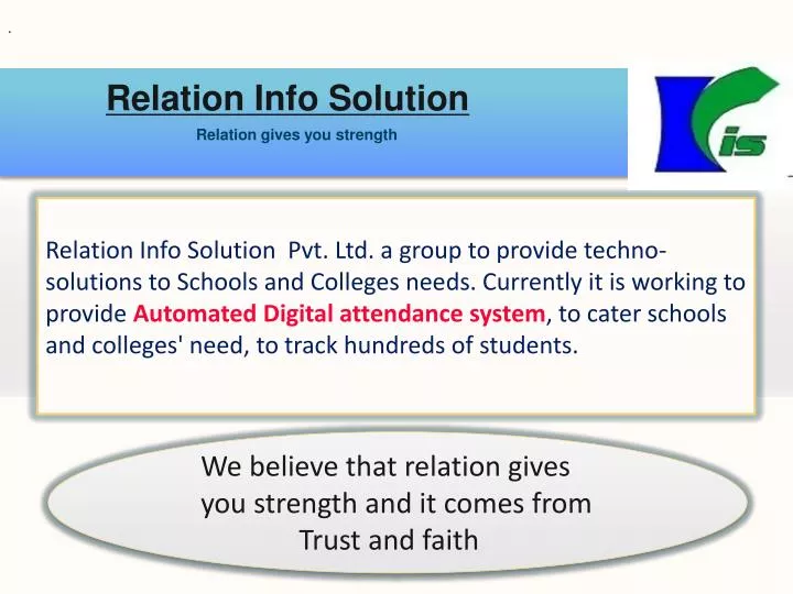PPT - Relation Info Solution PowerPoint Presentation, free download ...