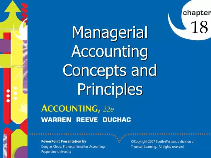 PPT - Managerial Accounting Concepts and Principles PowerPoint Presentation - ID:6114692