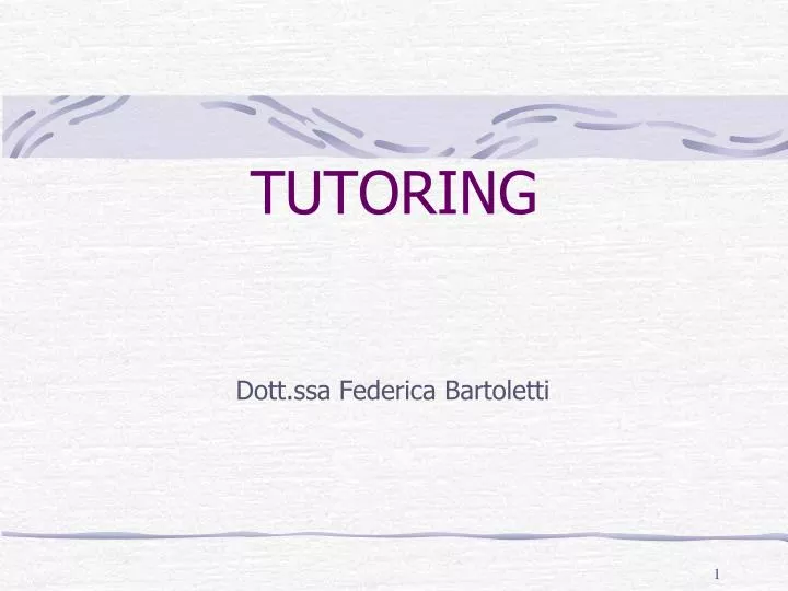 PPT - TUTORING PowerPoint Presentation, free download - ID:6114888