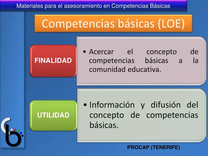 PPT - Competencias básicas (LOE) PowerPoint Presentation, free download - ID:6115260