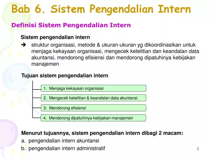 PPT - Bab 6. Sistem Pengendalian Intern PowerPoint Presentation, free ... PPT - Bab 6. Sistem Pengendalian Intern PowerPoint Presentation, free ...