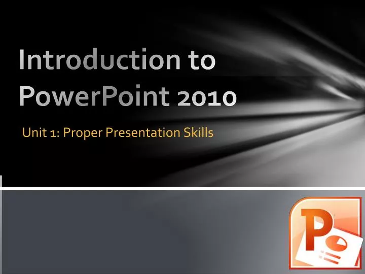 PPT - Introduction to PowerPoint 2010 PowerPoint Presentation, free ...