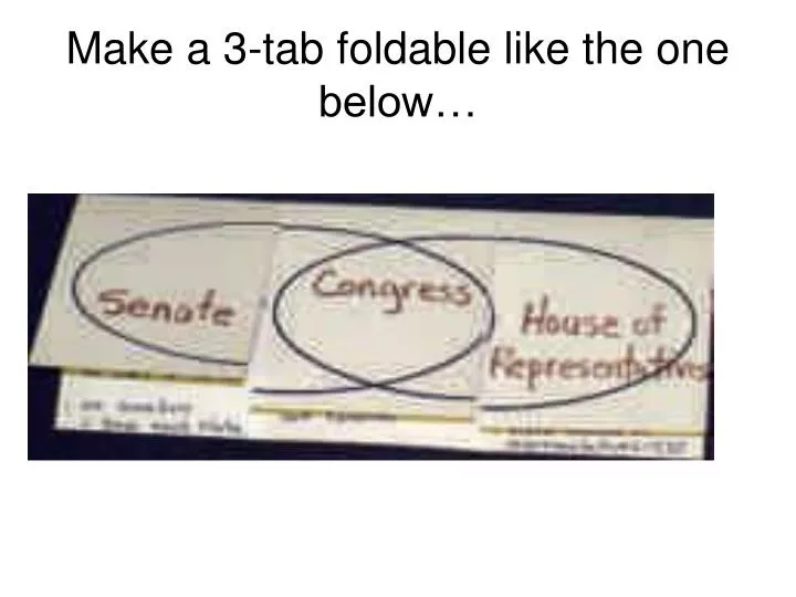 PPT - Make a 3-tab foldable like the one below… PowerPoint Presentation ...