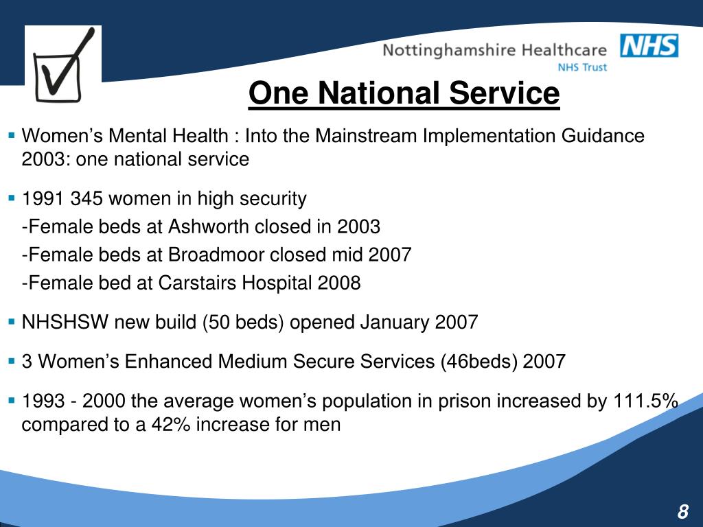 PPT - The National High Secure Services for Women Rampton Hospital ...