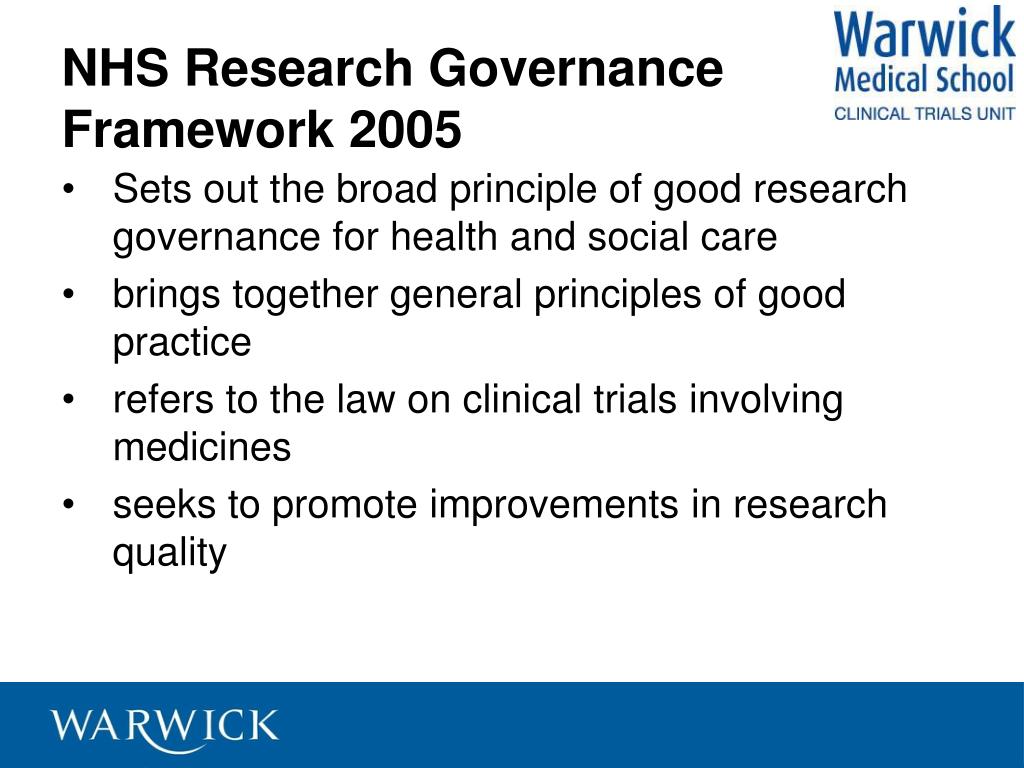 PPT - Research Ethics & Governance Claire Daffern Quality Assurance ...