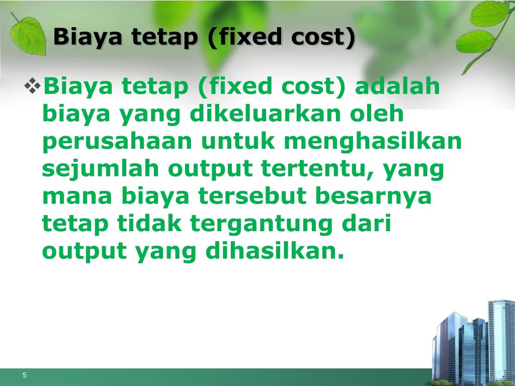 PPT - Biaya Produksi PowerPoint Presentation, free download - ID:6116726