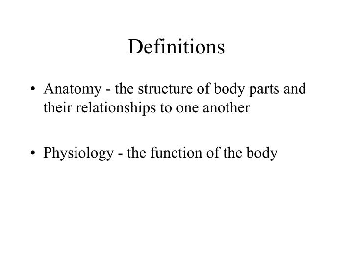 PPT - Anatomy & Physiology Lecture #1 - Introduction PowerPoint ...