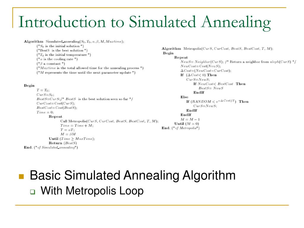 Ppt Parallelization Of Stochastic Metaheuristics To Achieve Linear
