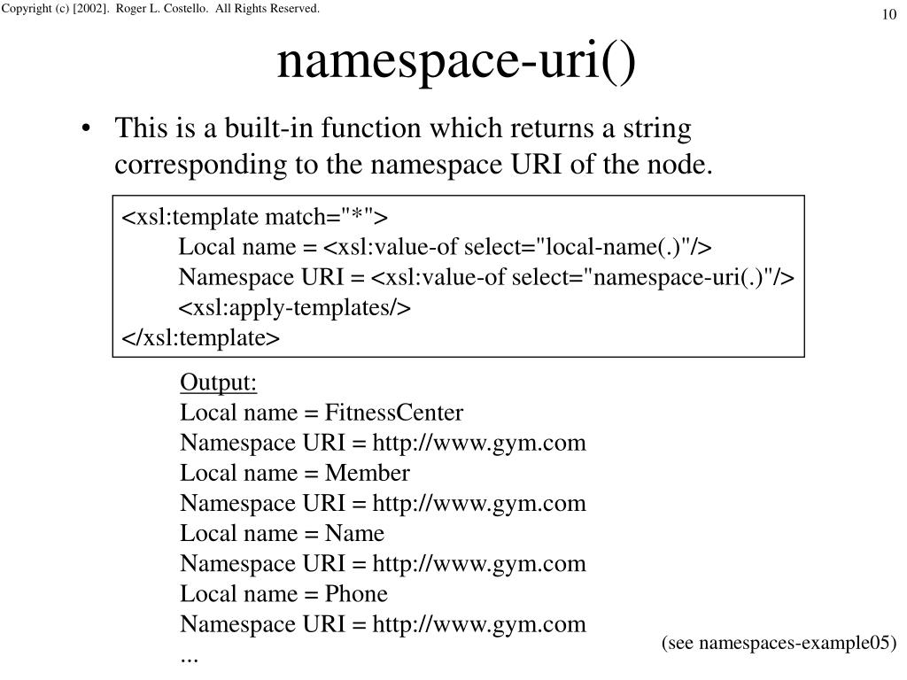 Ppt Using Xslt And Xpath To Transform Xml Documents That Contain Namespaces Powerpoint
