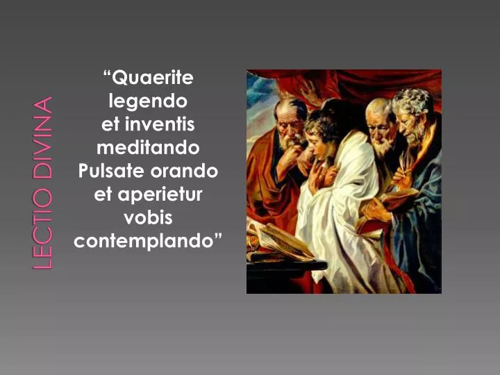 PPT - Lectio divina PowerPoint Presentation, free download - ID:6118395